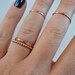 Ring Gift Set, 4 Gold Rings, 14K Gold Filled Stacking Rings, Rose Gold ...