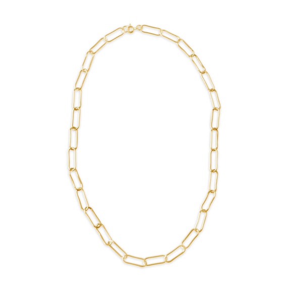 Link Chain Necklace 14k Gold Filled Layering Necklace Gold | Etsy