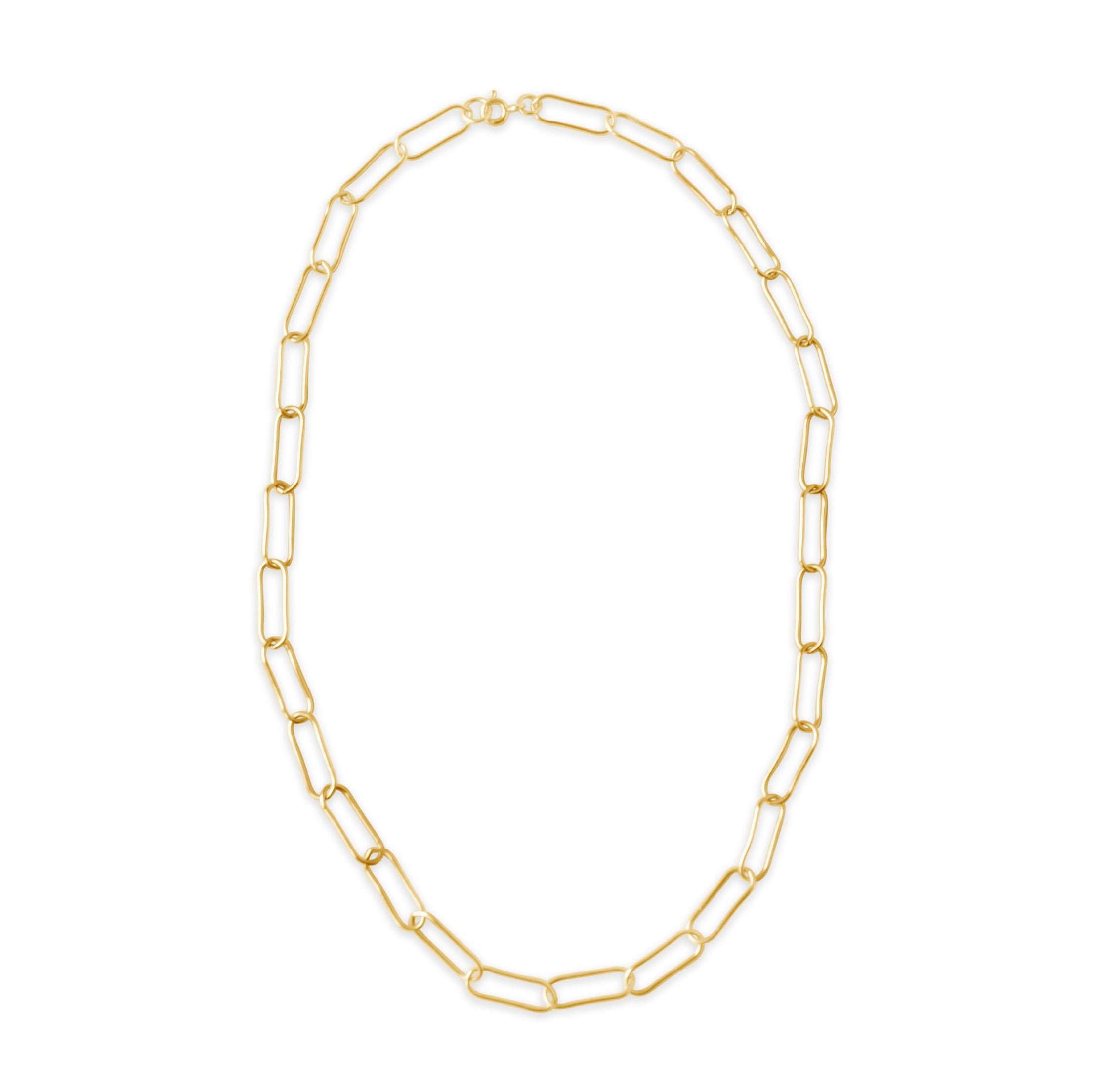 Link Chain Necklace 14k Gold Filled Layering Necklace Gold | Etsy