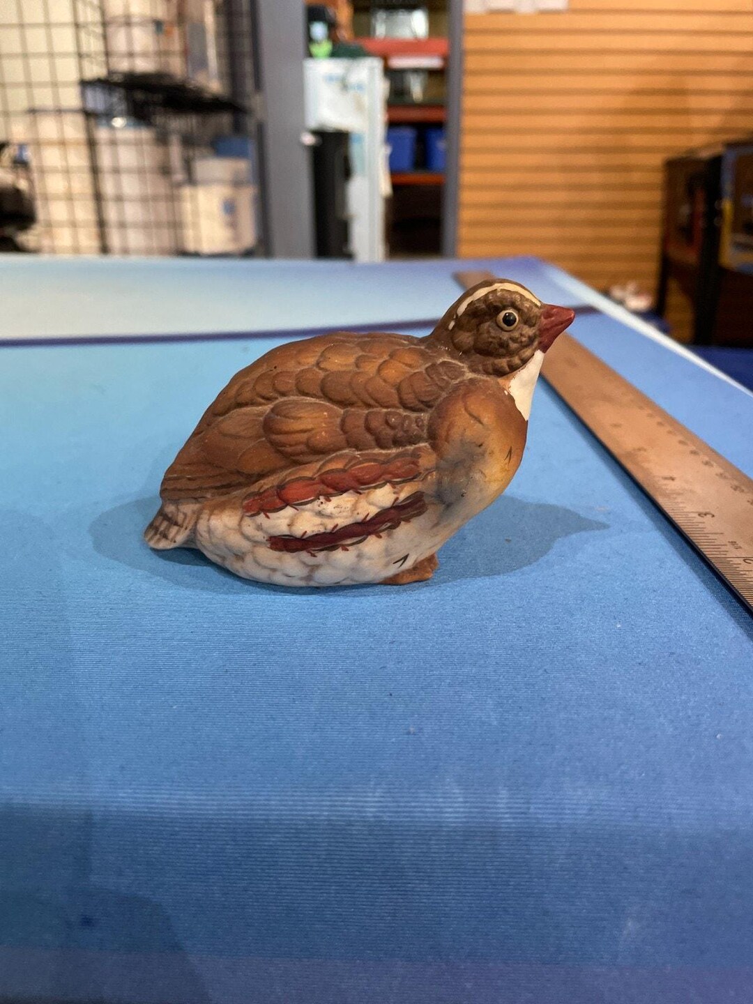 Porcelain Quail Hand Painted Figurine - Etsy