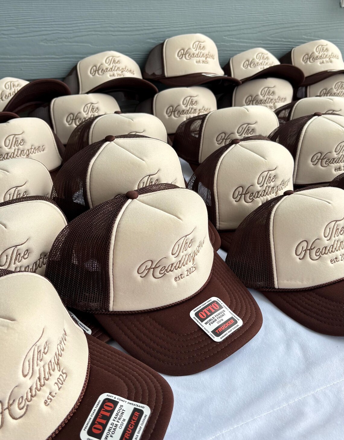 Custom Wedding Hats Bulk Order, Embroidered Personalized Hats, Wedding ...