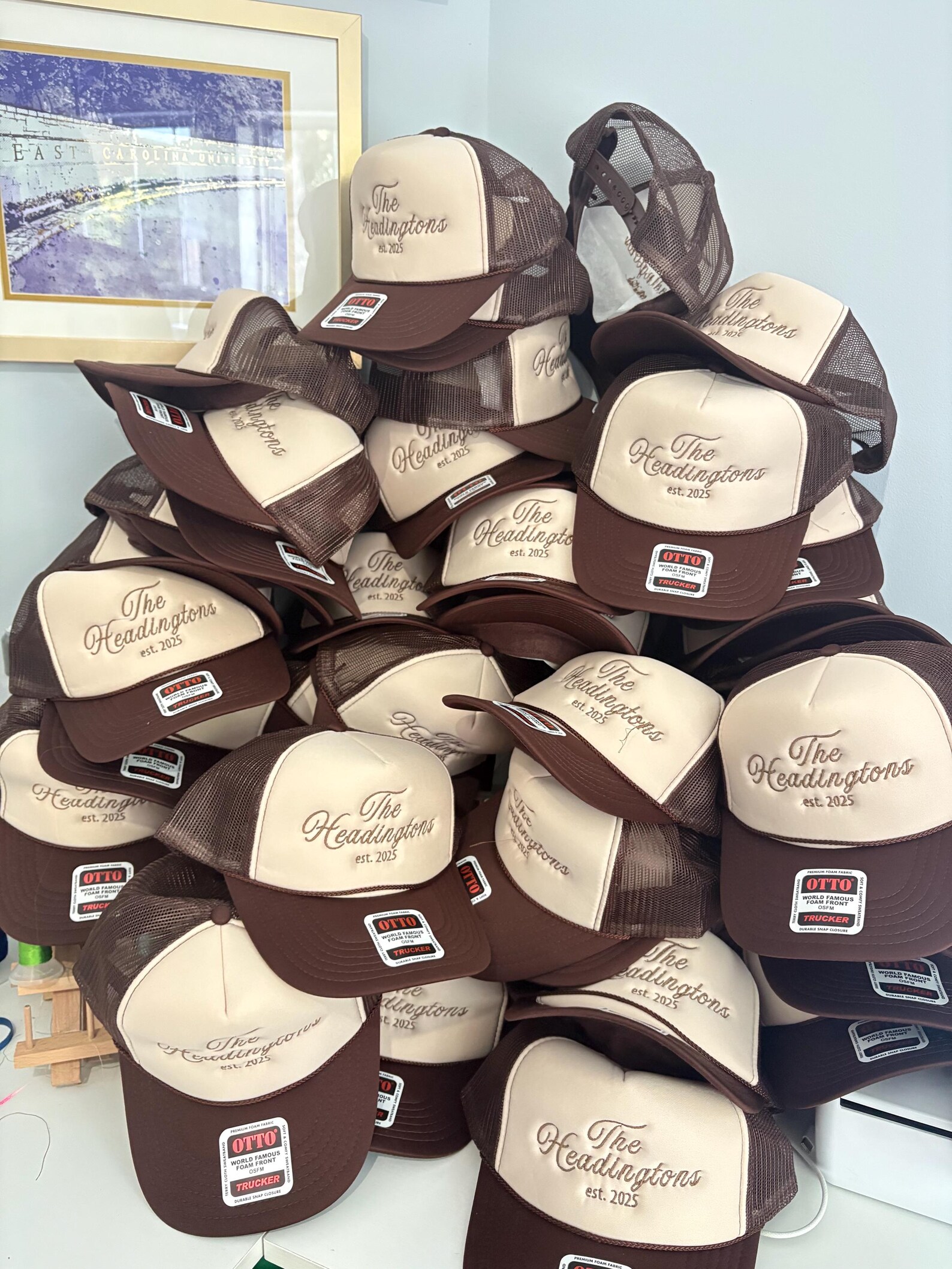 Custom Wedding Hats Bulk Order, Embroidered Personalized Hats, Wedding ...
