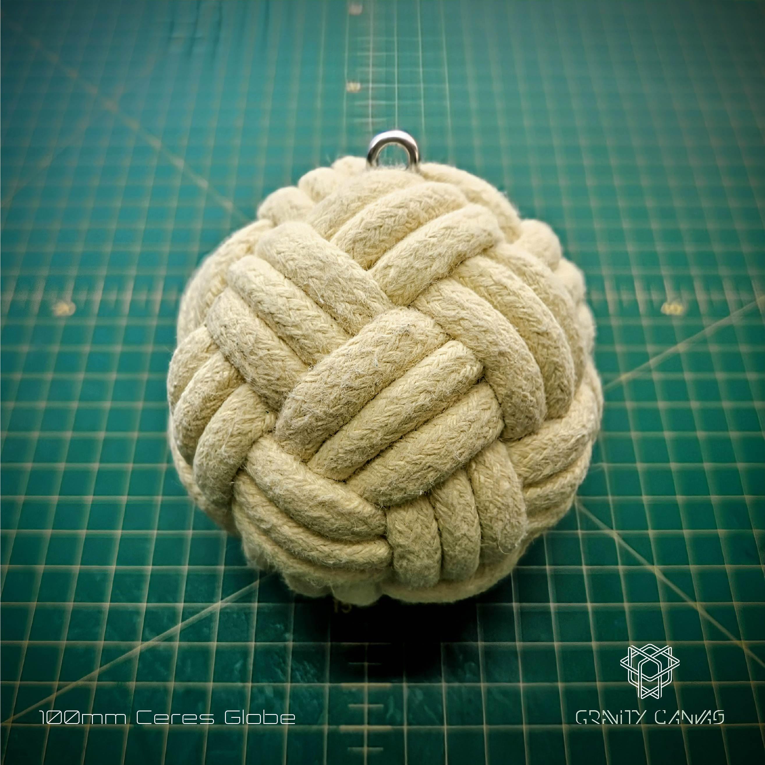 Monkey Fist / Globe Knot Fire Poi - Intrinsic-tier - Etsy