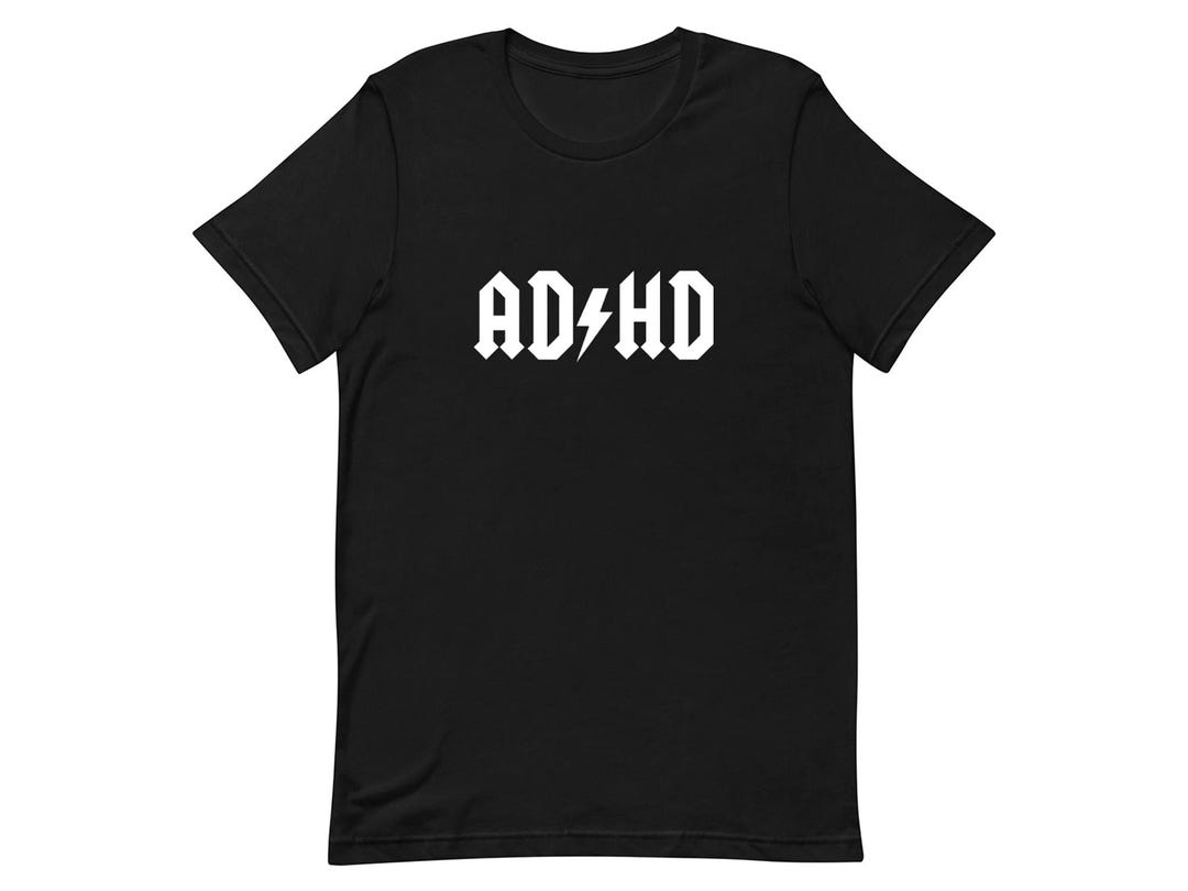 ADHD - ACDC Funny T-shirt - Etsy