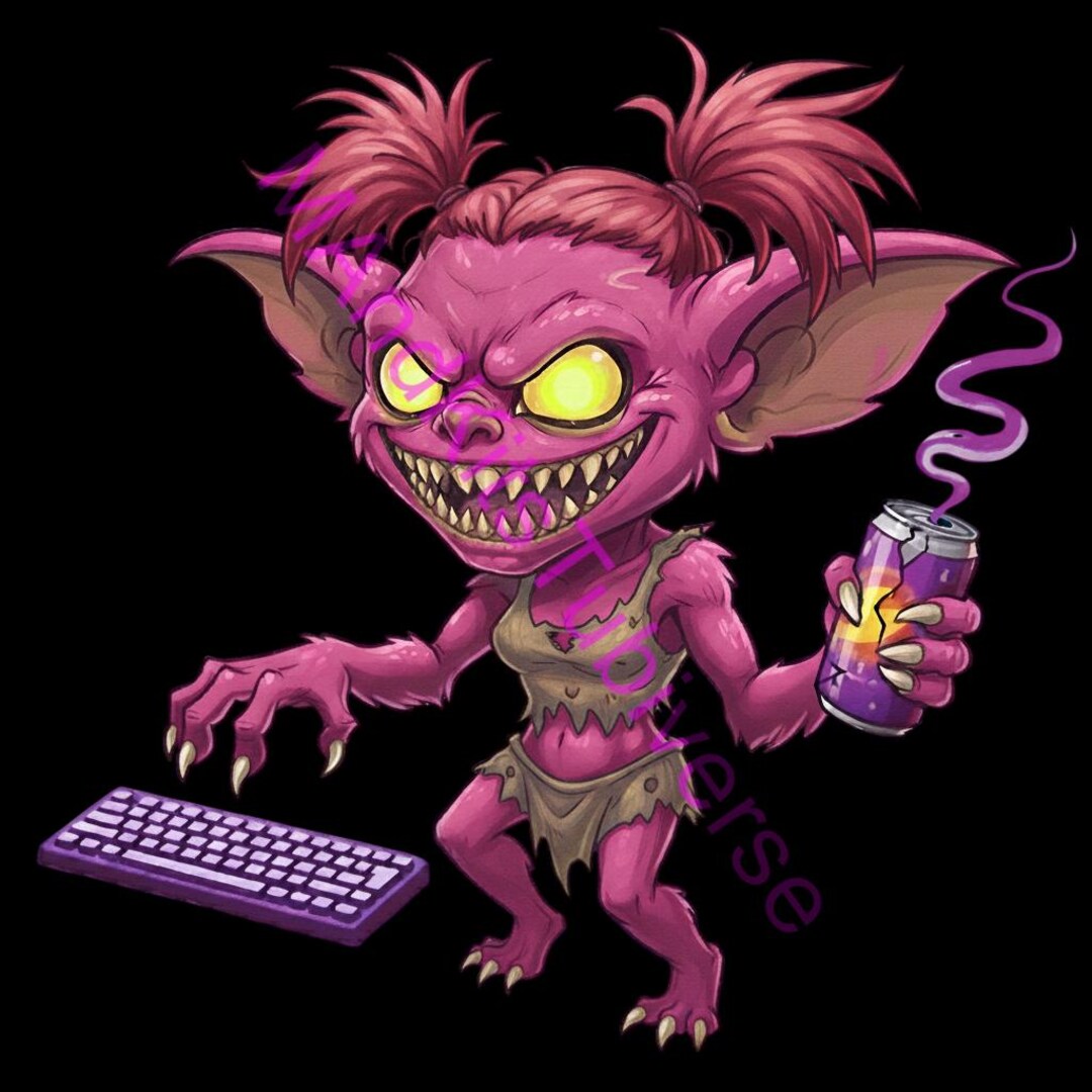 Pink Gremlin Pngtuber Transparent Background - Etsy Australia