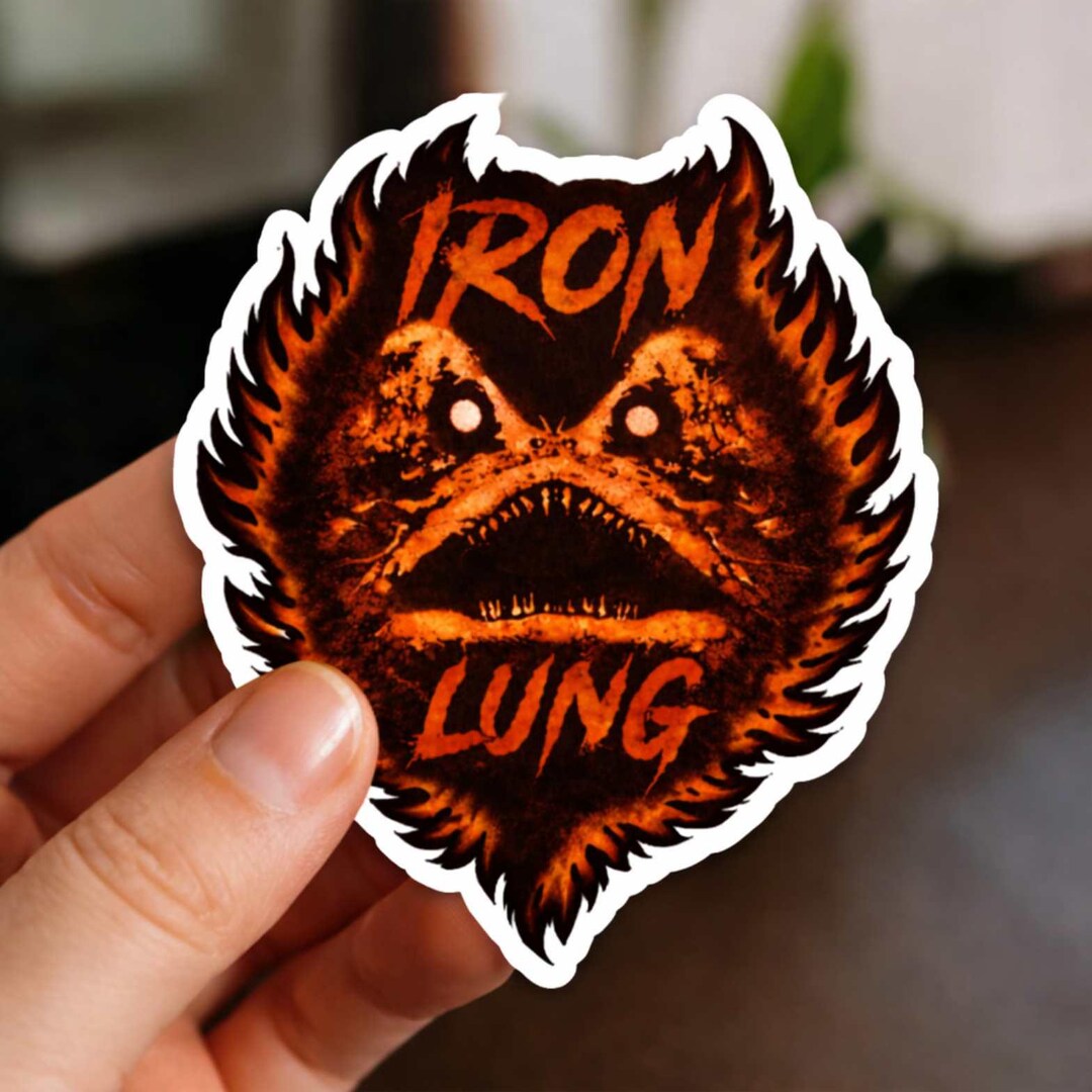 Iron Convict Sticker, Iron Lung Video Game Art Vinyl Decal, Punk Retro ...