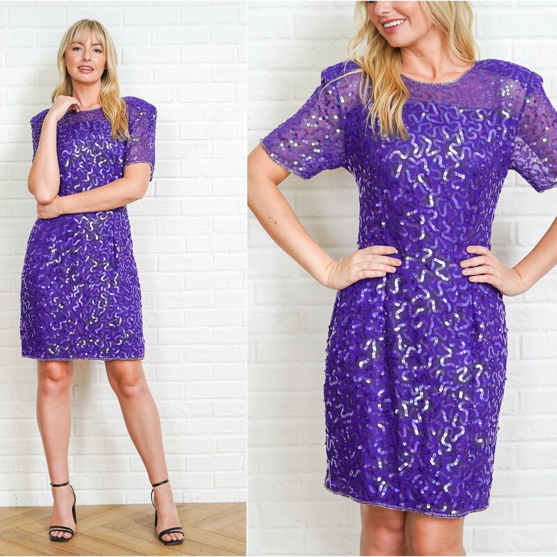 Purple Party Dress - Etsy