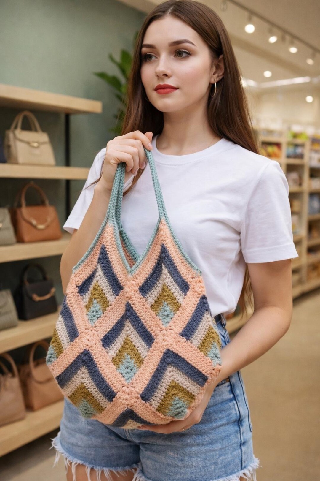 Bermuda Tote Crochet Pattern PDF – Beginner Summer Bag - Etsy