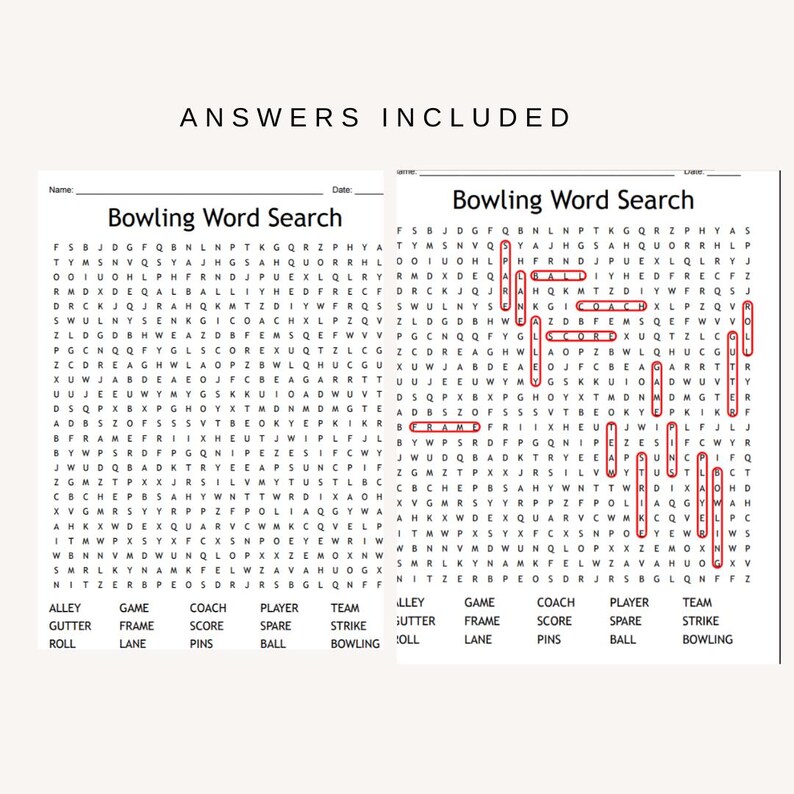 Sports Word Search Bundle | Kids Printable Puzzles (instant Download ...
