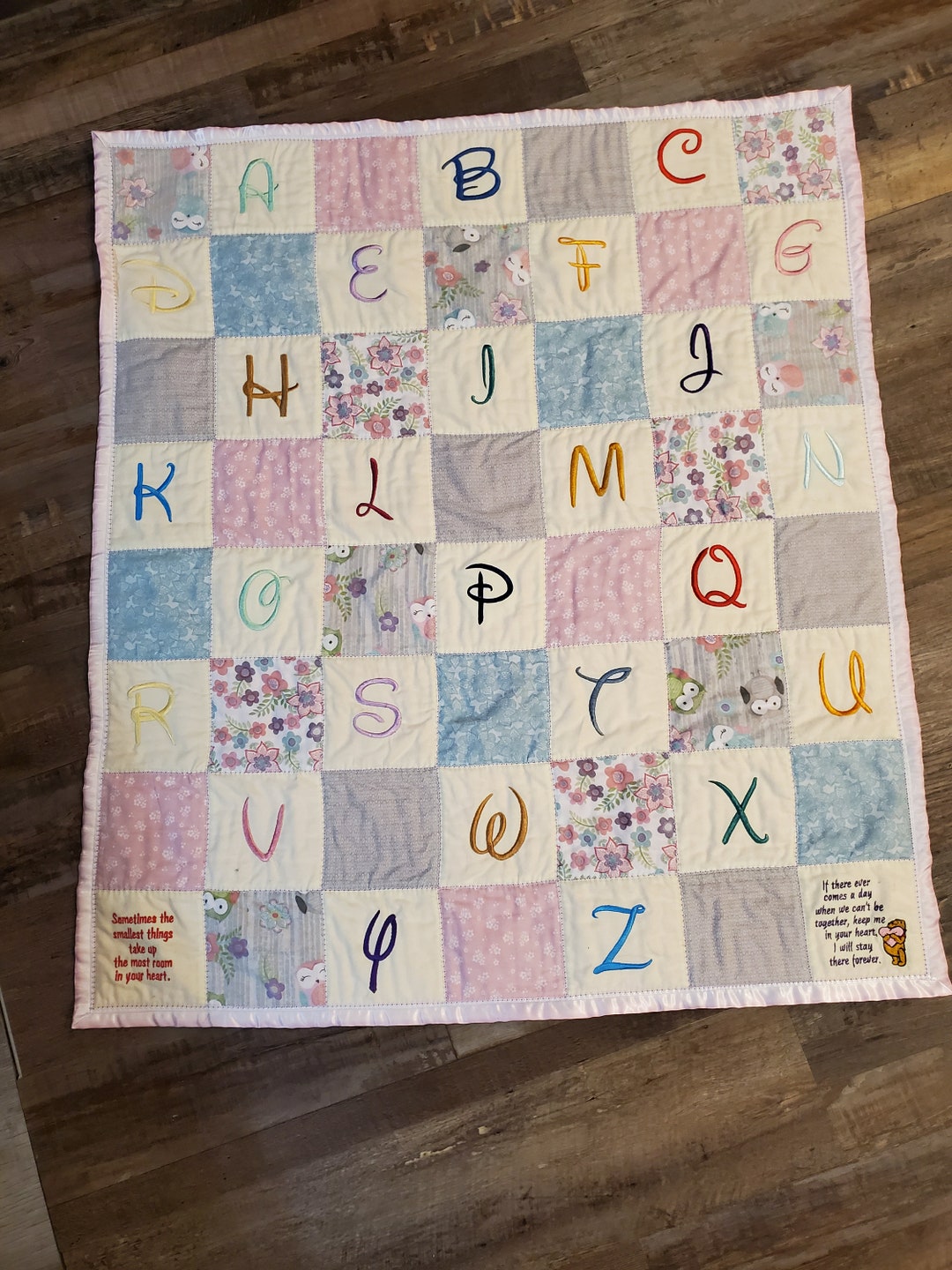 Alphabet Blanket - Etsy