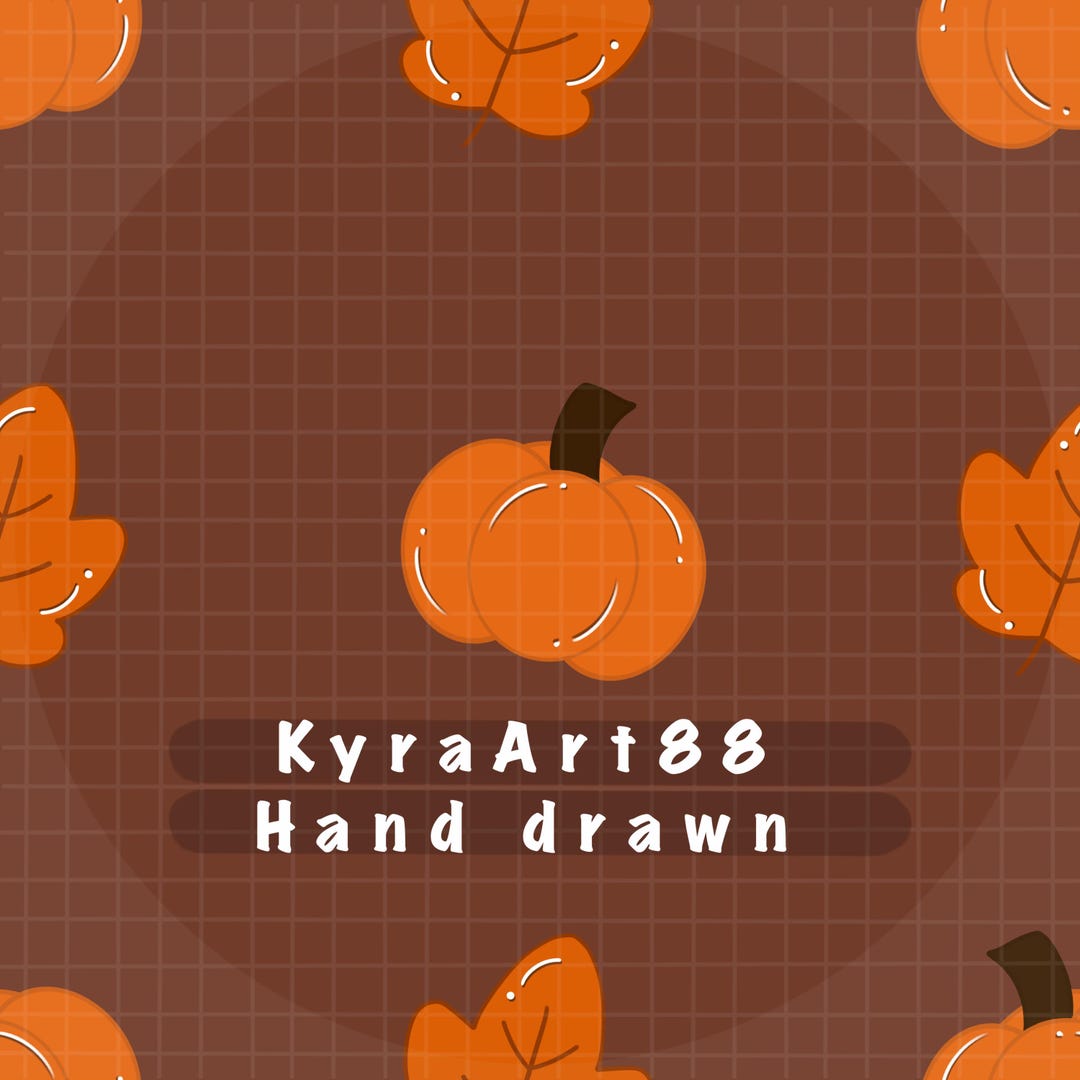 Pumpkins and Leaves Seamless Pattern Download With Transparent ...