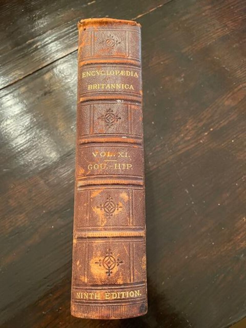 Rare 24-volume Set of 1880 9th Edition Encyclopedia Britannica Books - Etsy