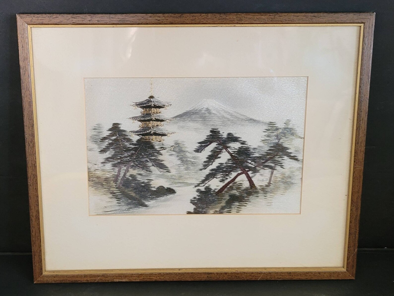 Collection of Three Embroidered Japanese Art Pieces Vintage | Etsy