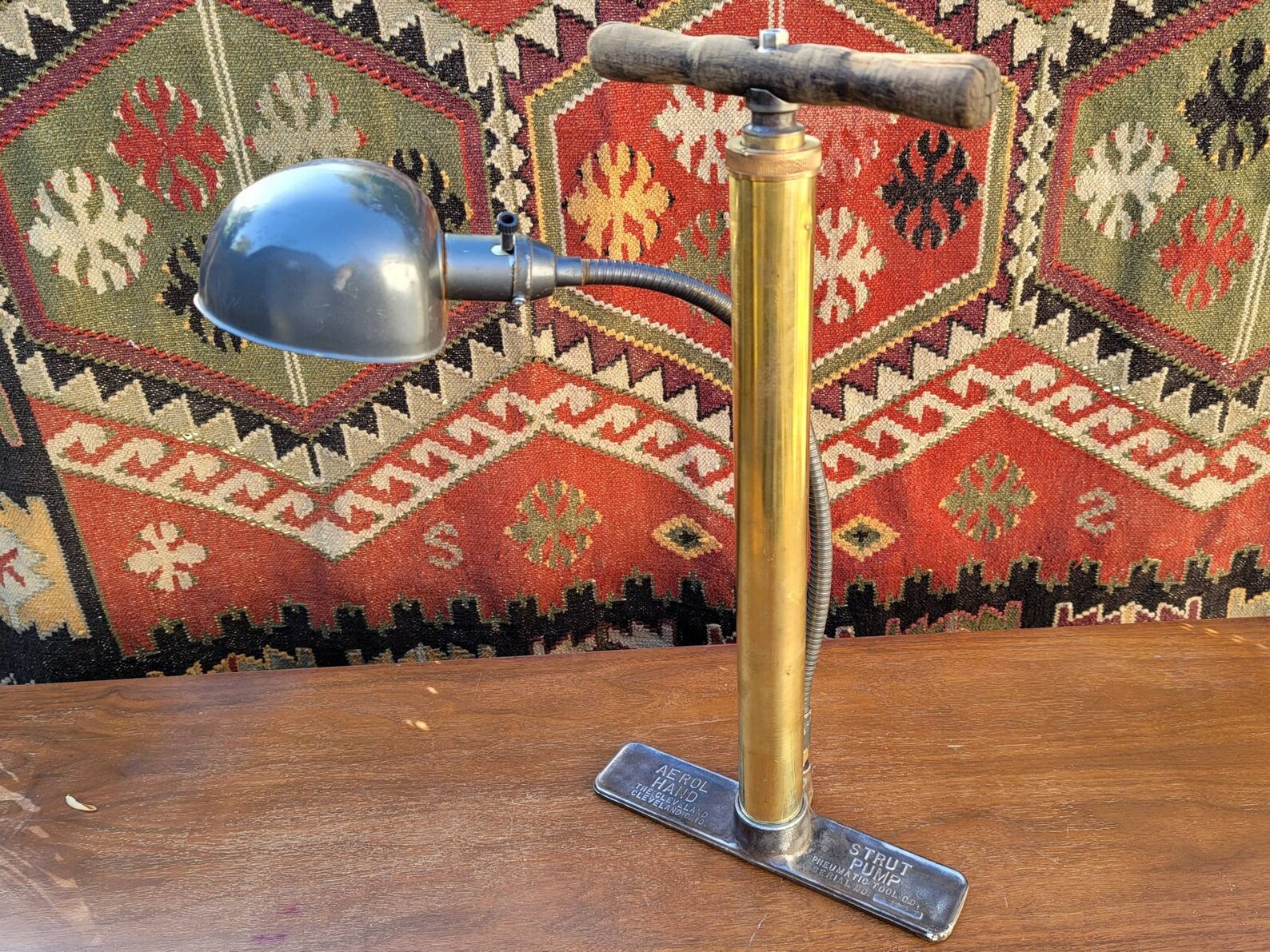 Vintage Aerol Hand Strut Pump Bicycle Tire Pump Lamp Metal - Etsy