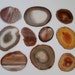 Lot of Ten 3.5 to 6 Polished Natural Geode Slices - Etsy
