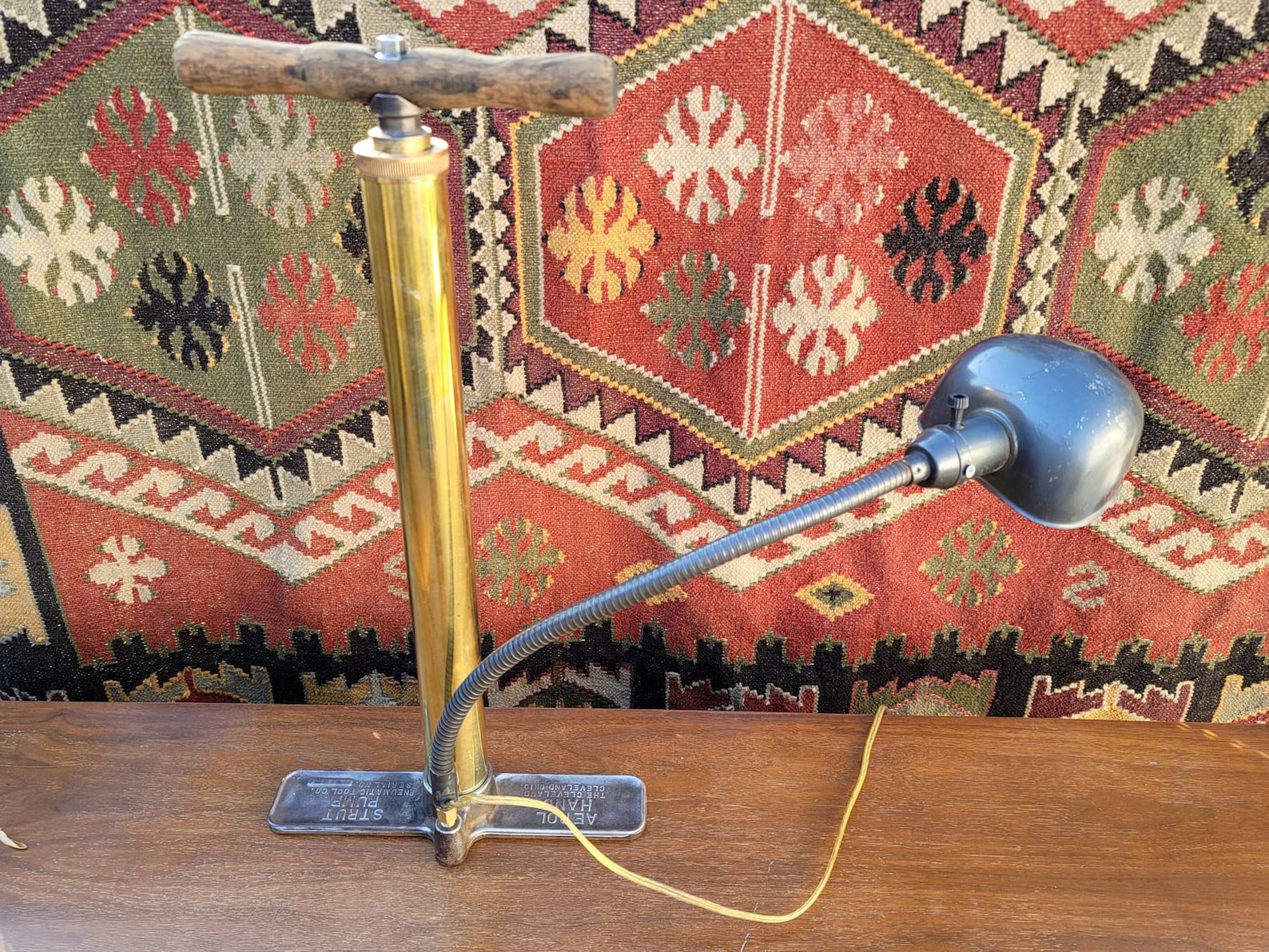 Vintage Aerol Hand Strut Pump Bicycle Tire Pump Lamp Metal - Etsy