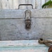 Vintage Distressed Silver Toolbox With Rusty Handle Rustic Storage Box ...