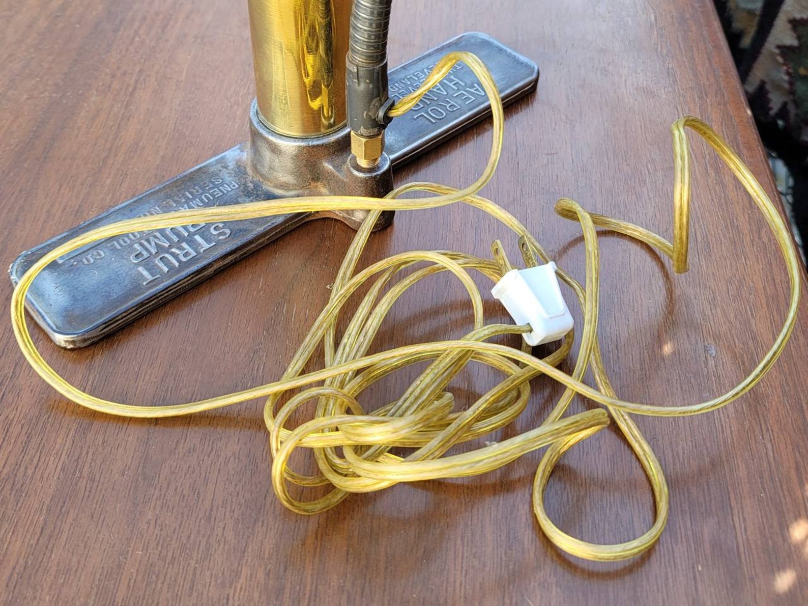 Vintage Aerol Hand Strut Pump Bicycle Tire Pump Lamp Metal - Etsy