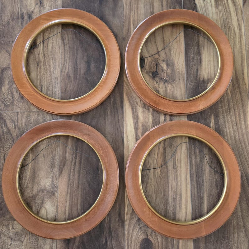 Wood Plate Frames - Etsy