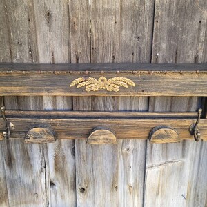 Rustic Distressed Wood Pallet Coat Rack and Hat Rack - Etsy