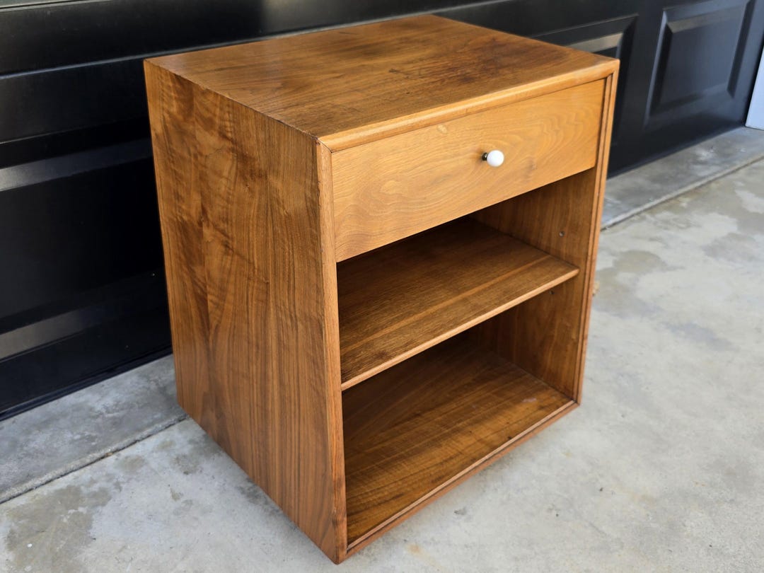 1960s Kipp Stewart by Drexel Nightstand Drexel Declaration Walnut ...