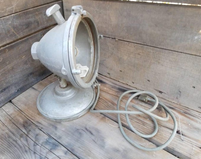 Vintage Industrial Spotlight for Parts or Repurpose - Shalda MFG. CO ...