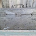 Vintage Distressed Silver Toolbox With Rusty Handle Rustic Storage Box ...