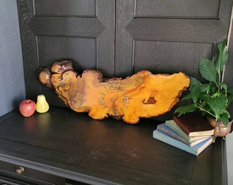 Live Edge Clock - Etsy