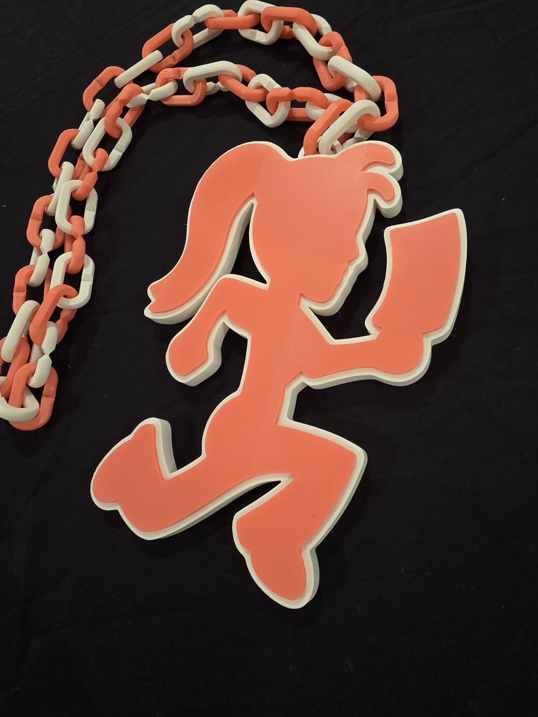 Hatchet Girl BIG BALLAS Pendant and Chain - Etsy