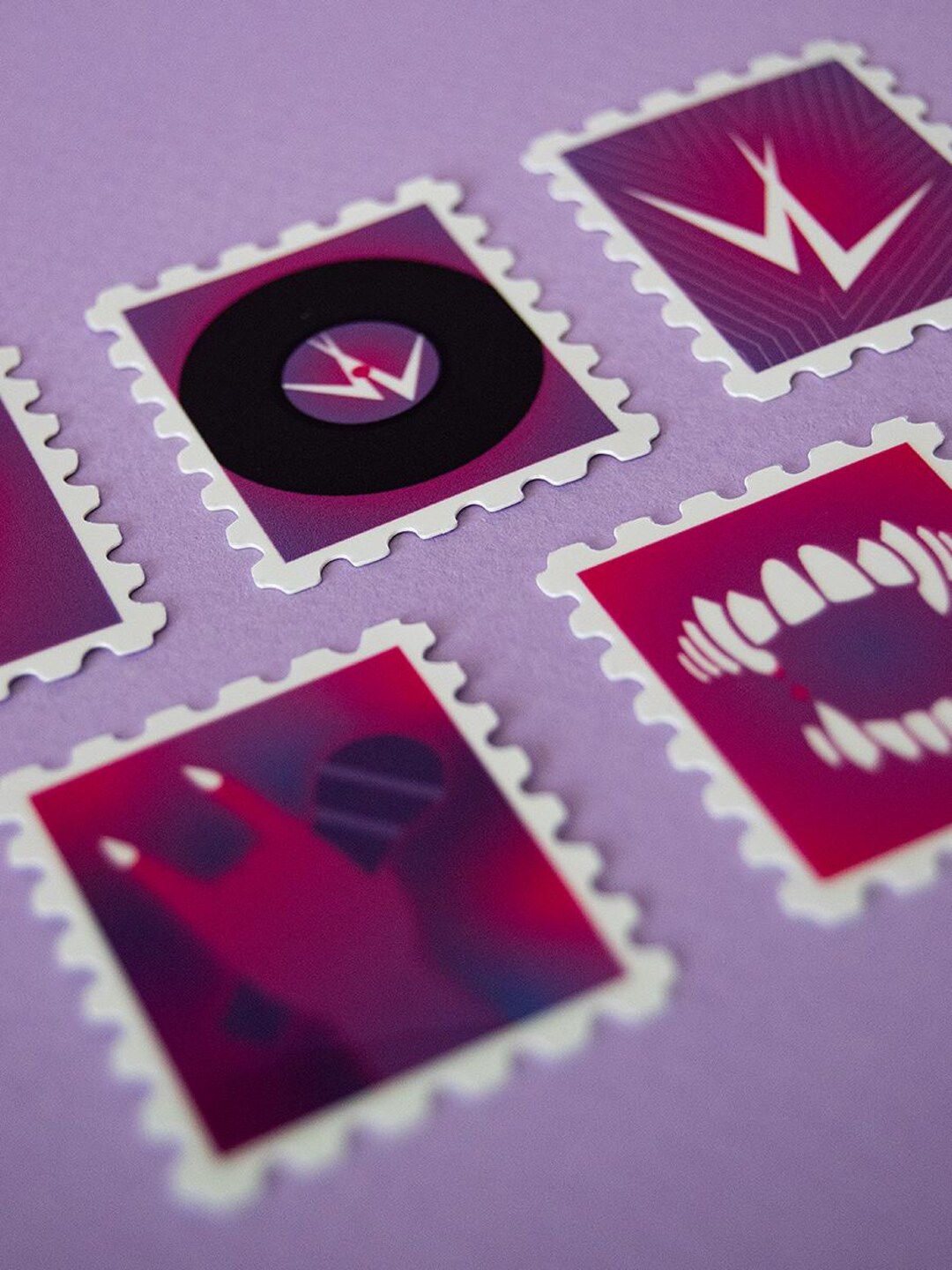 The Vampire Lestat - Stamps Stickers Set 1/2 - Etsy