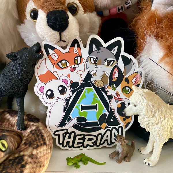 Therian Stickers - Etsy