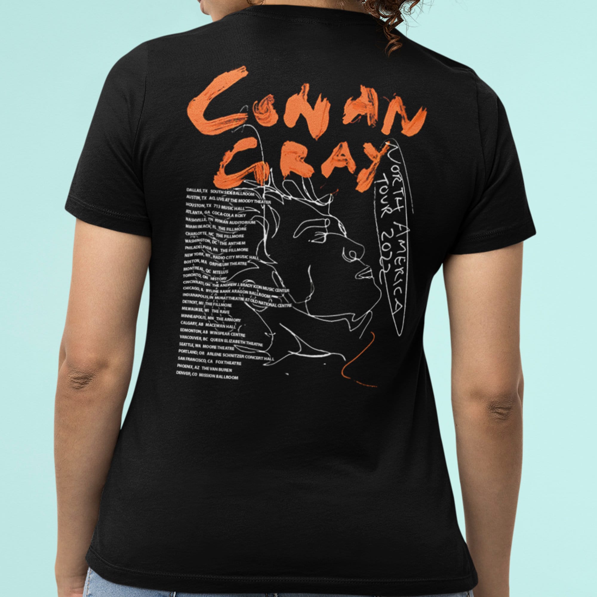 Conan Gray Shirt | Conan Gray World Tour 2022 Merch T-Shirt sold by ...