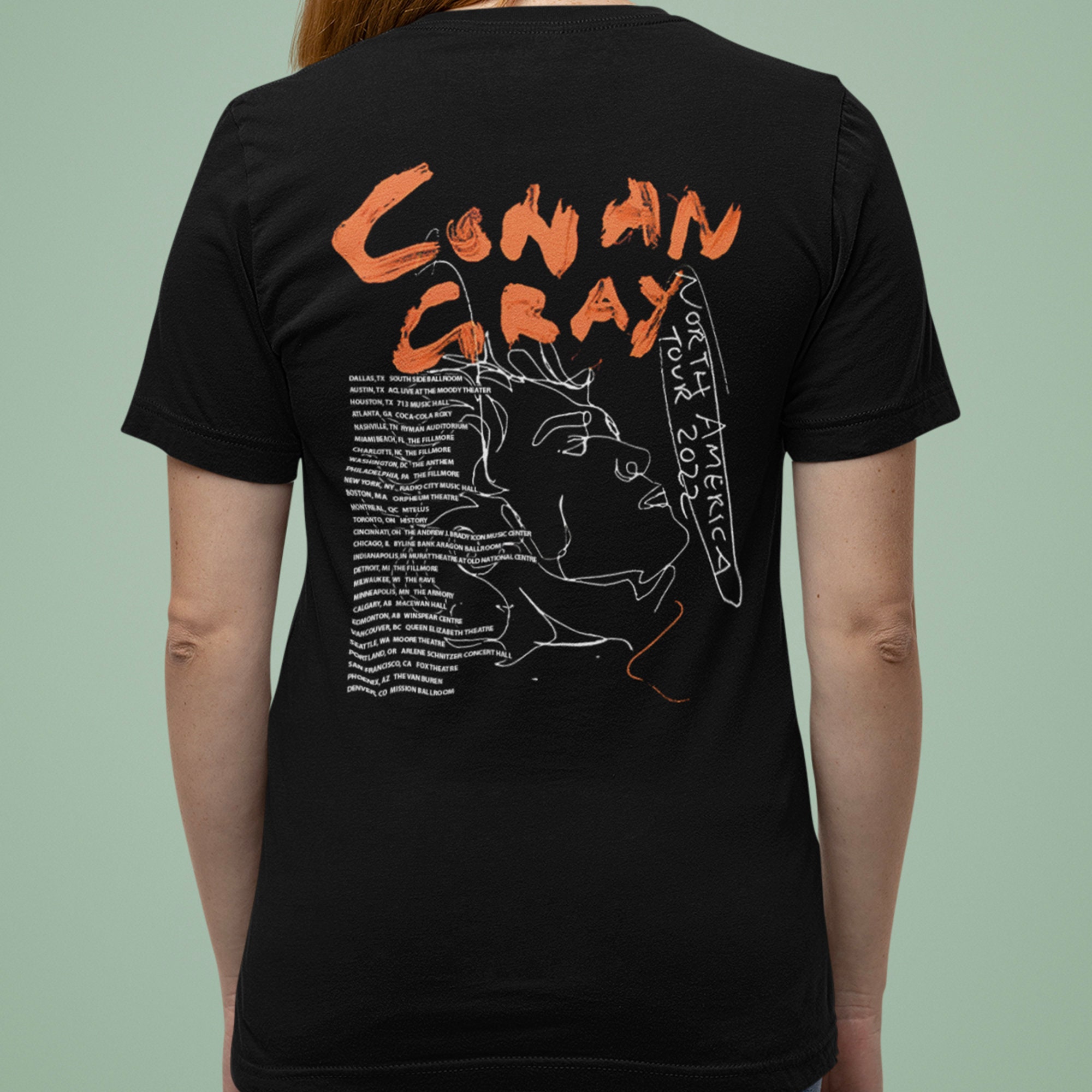 Conan Gray Shirt | Conan Gray World Tour 2022 Merch T-Shirt sold by ...