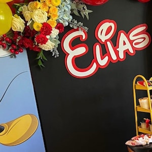 Mouse Name Sign| Mouse Birthday Decor |mouse Birthday| Laser Cut Sign ...