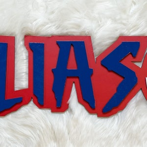 Wooden Children's Spider Man Name Sign - Etsy