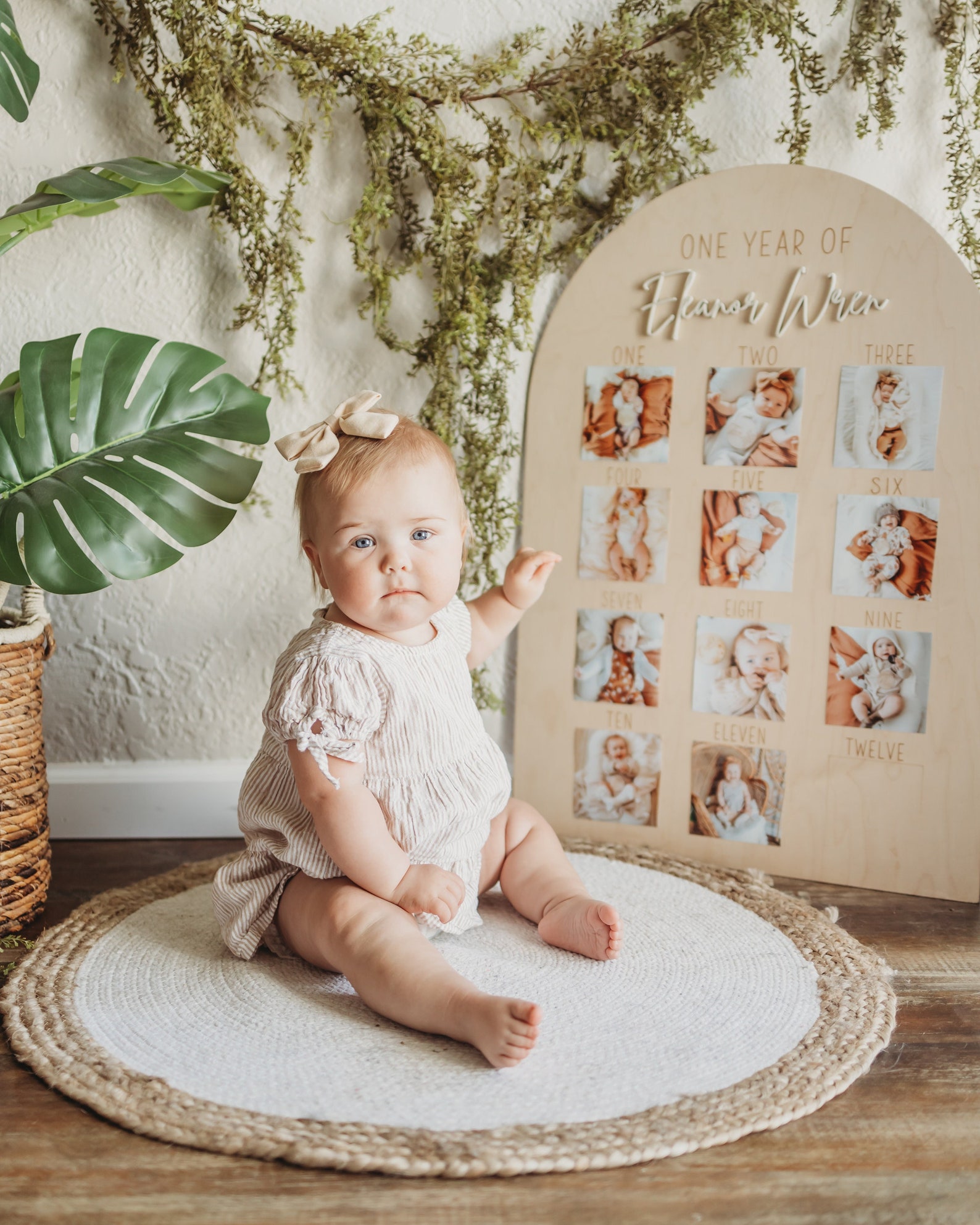 One Year Of 12 Months Of Photography Prop Babies 1st - Etsy