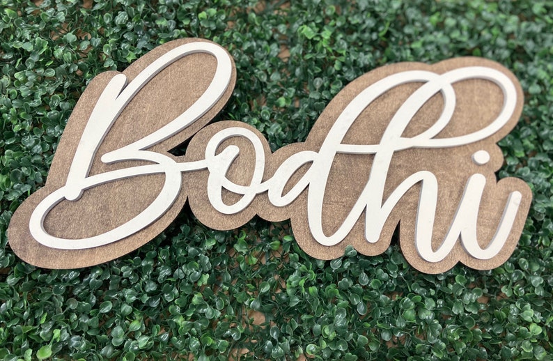 Name Sign Nursery Decor Bedroom Name Sign Baby Shower Gift - Etsy