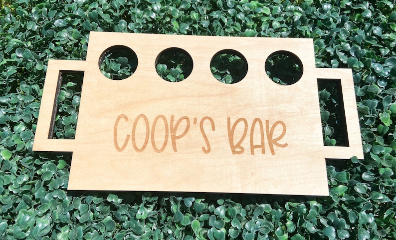 Fireball Shot Flight Tray Fireball Shots Taco Tuesday | Etsy