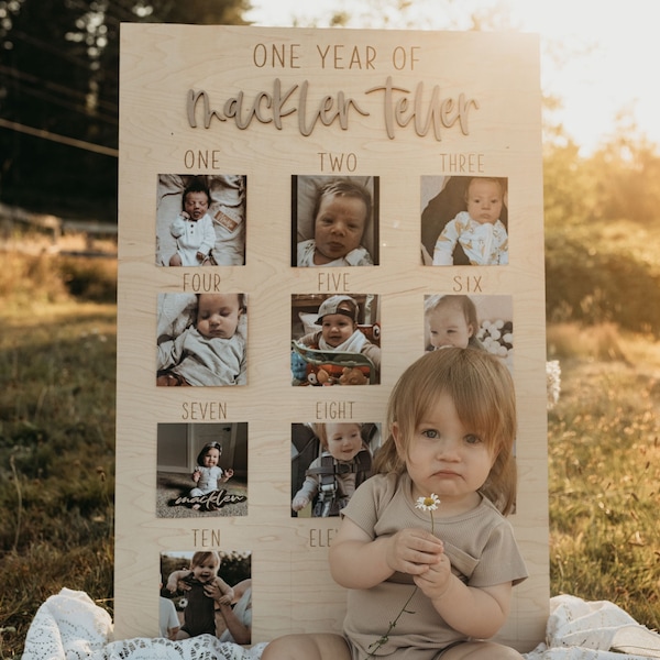 One Year Photo Prop - Etsy