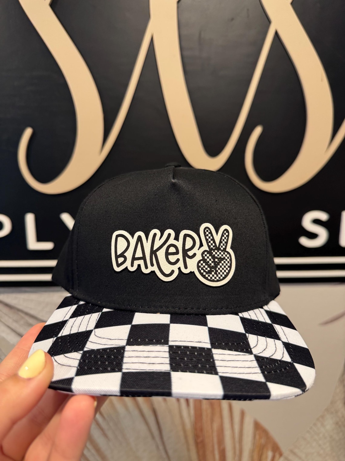 Personalized Peace Sign Kids Hat: Trendy Toddler Hat - Etsy