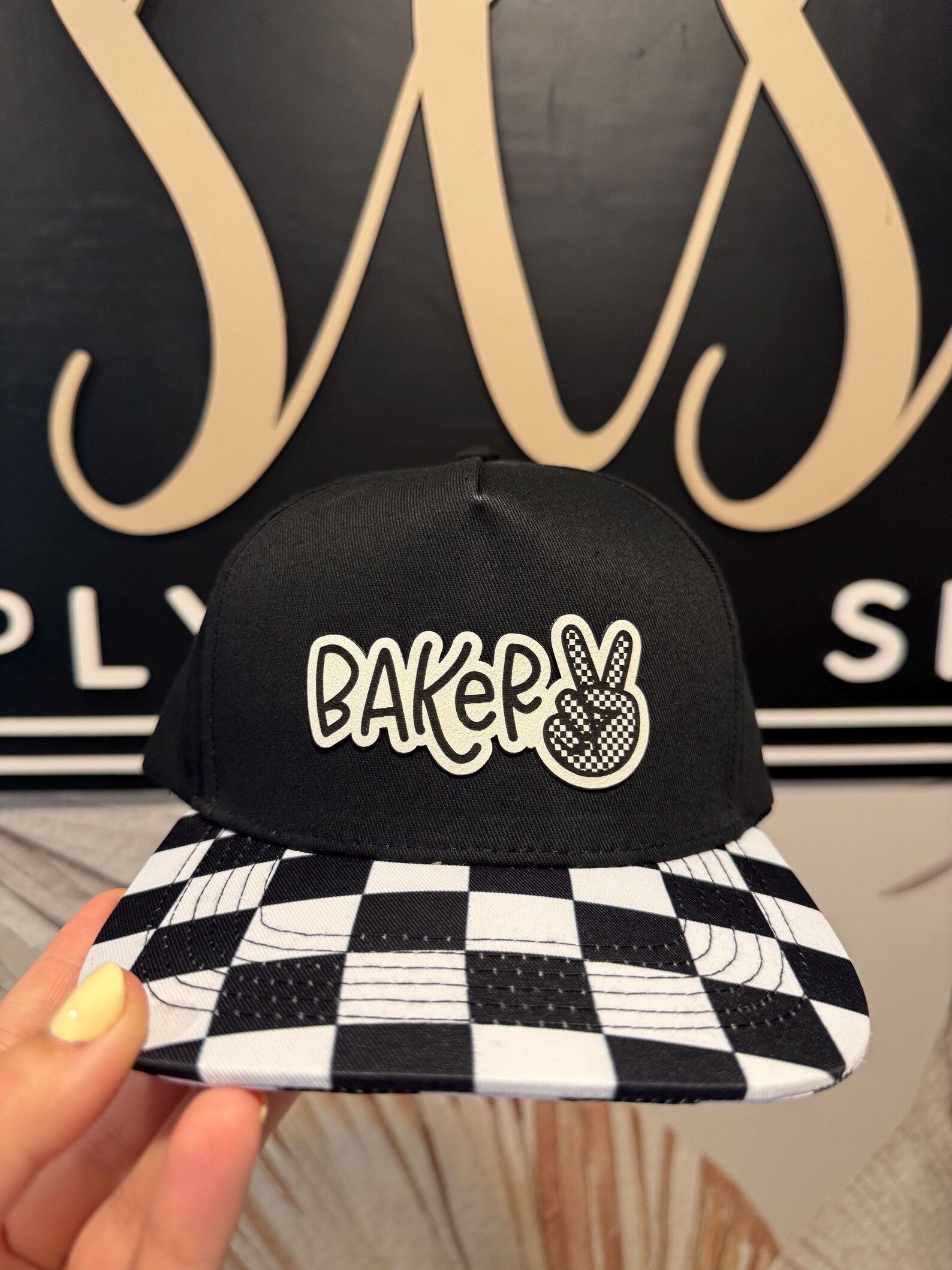 Personalized Peace Sign Kids Hat: Trendy Toddler Hat - Etsy