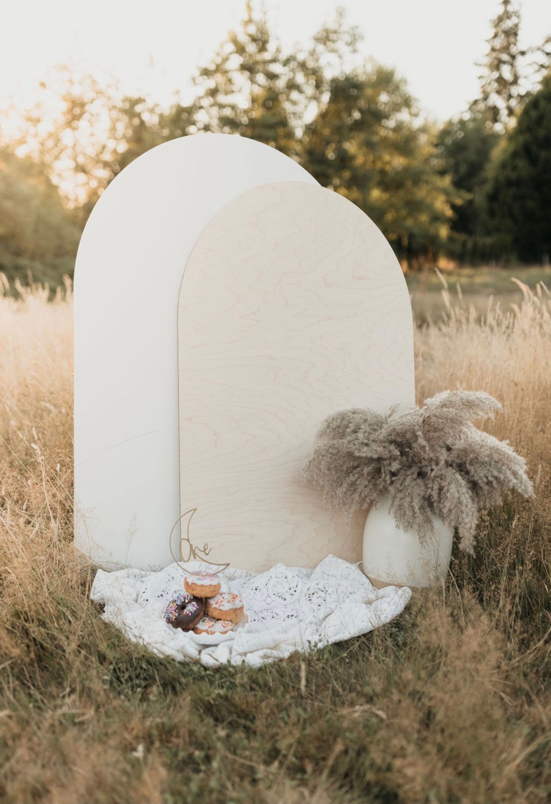 Arched Backdrop Photo Prop Wooden Arch Photo Prop for Party Boho Arch ...