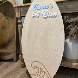 1st Wave Big One Birthday One Year Of 12 Months Of - Etsy