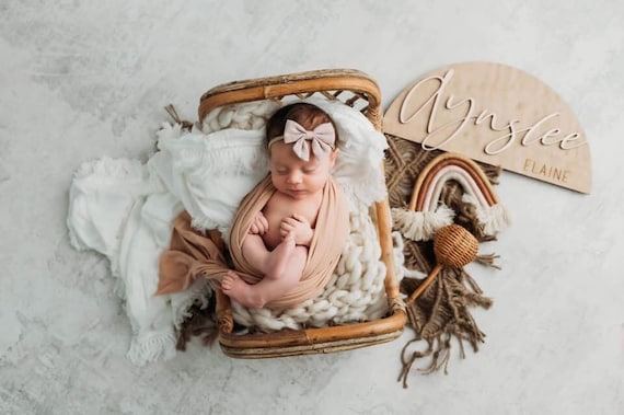 3D Half Moon Name Sign Boho Moon Decor Baby Shower Gift | Etsy