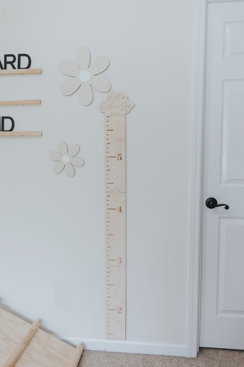 Personalized Growth Ruler, Kids Growth Ruler, Growth Ruler Wood, Wooden ...