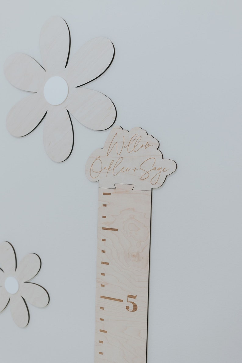 Personalized Growth Ruler, Kids Growth Ruler, Growth Ruler Wood, Wooden ...