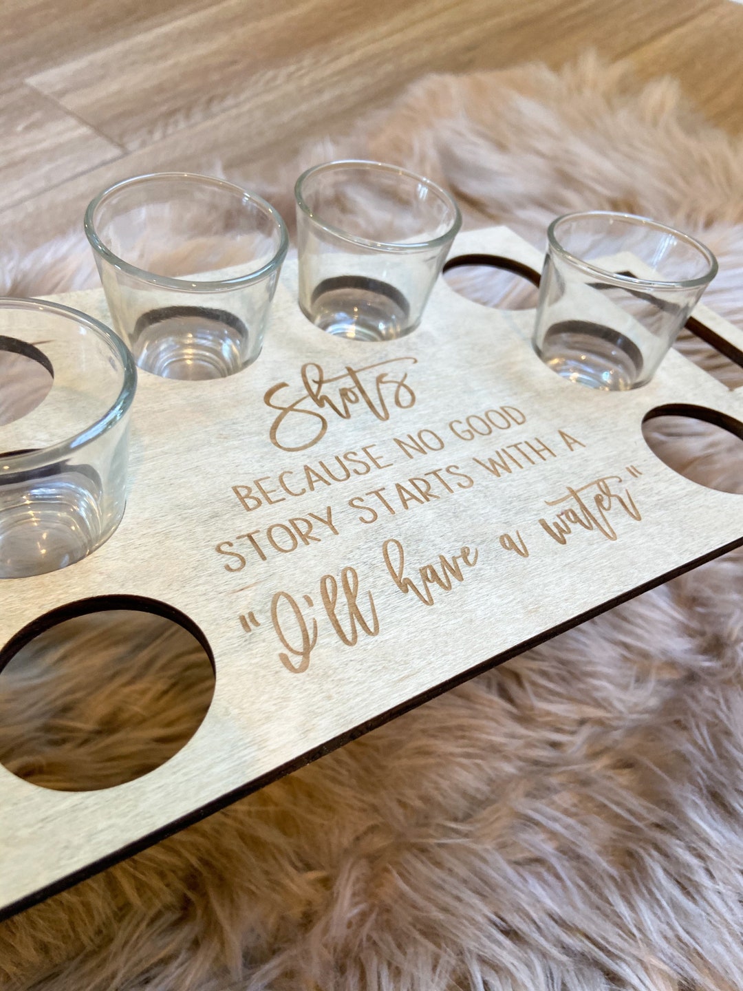 Tequila Shot Tray, Fireball, Shots, Taco Tuesday, Weddings, Party Gift ...