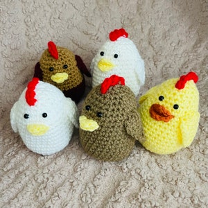 PRINTABLE PDF PATTERN: Our Family Chicken Amigurumi - Etsy
