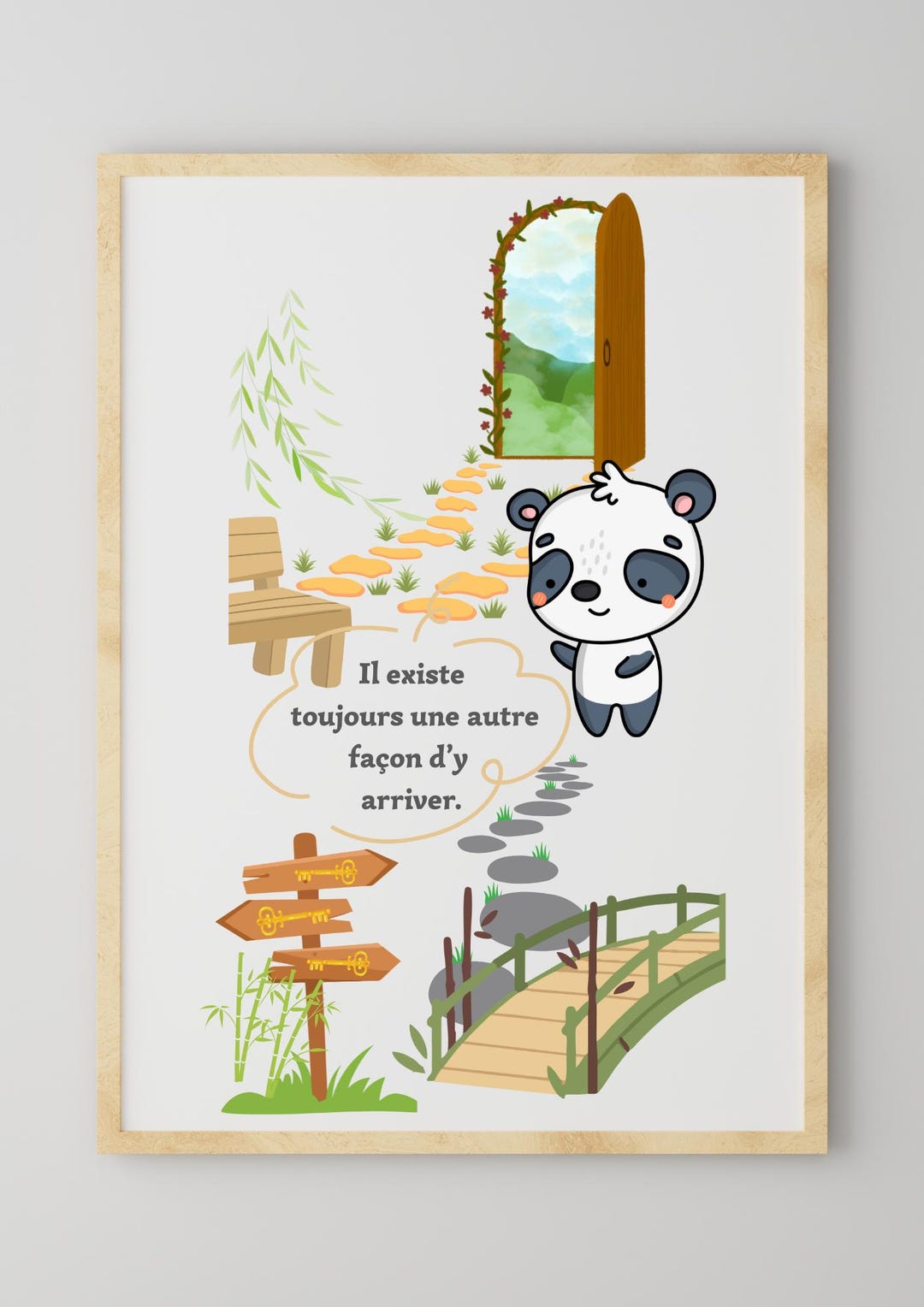 Printable Children's Poster - "there's Always Another Way to Get There ...