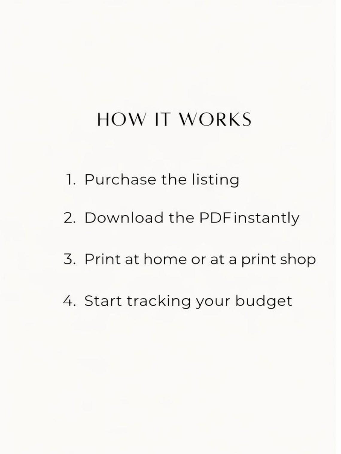 Simple Monthly Budget Planner Printable PDF | Minimal Budget Worksheet ...